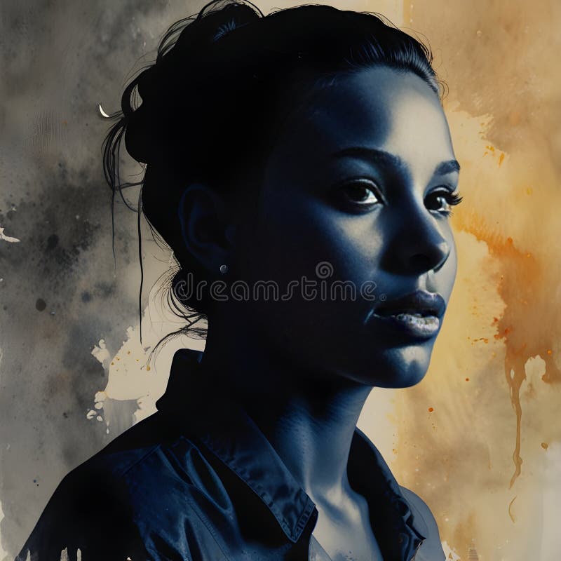 A Study in Blue: a Contemplative Portrait in Tones of Shadow and Light ...