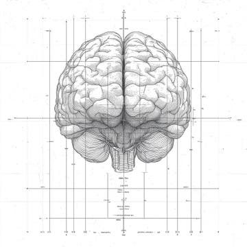 Human Brain Front View Stock Illustrations – 695 Human Brain Front View ...