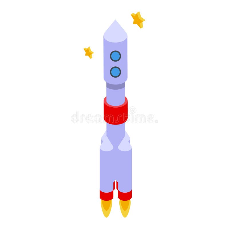 Study Case Rocket Icon Isometric Vector. Success Data Stock Vector - Illustration of paper ...