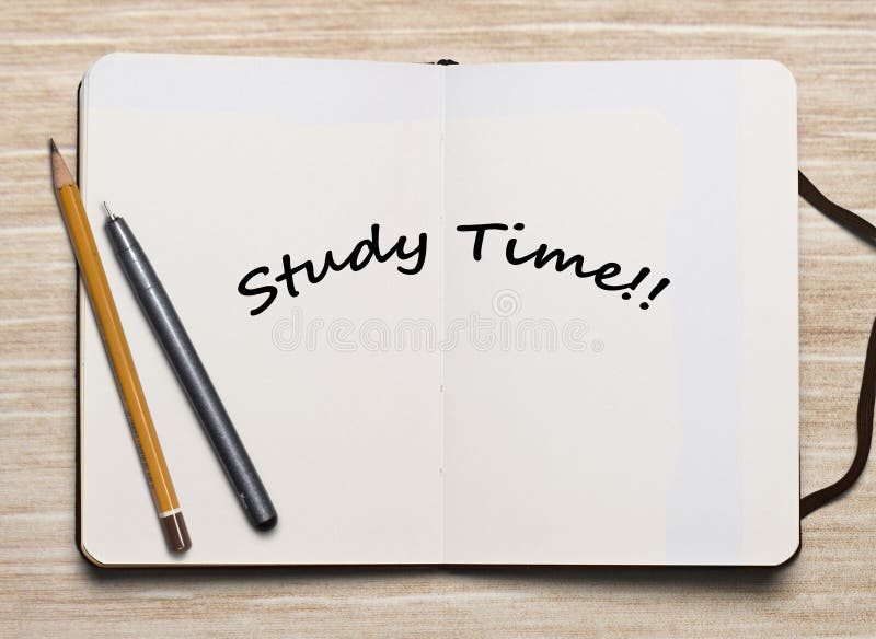Study Concept with White Notebook Stock Image - Image of learn, english ...