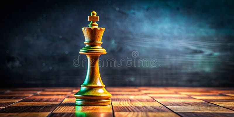 A Study in Contrast Minimalist Chess King Photography on a Rustic ...