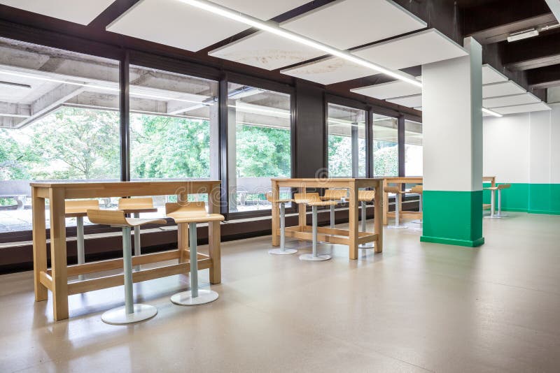 Study Corridor on the Window Stock Image - Image of corridor ...