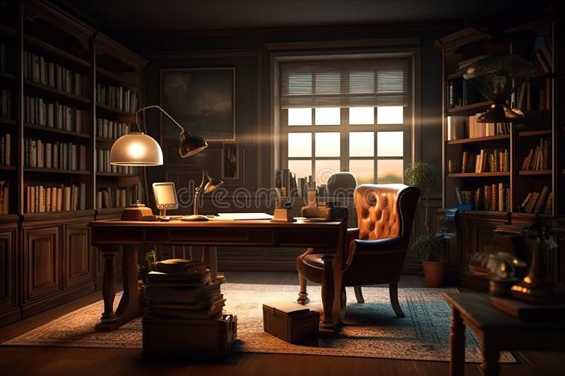 Study: Create a Set of Images that Showcase a Quiet, Studious Study ...