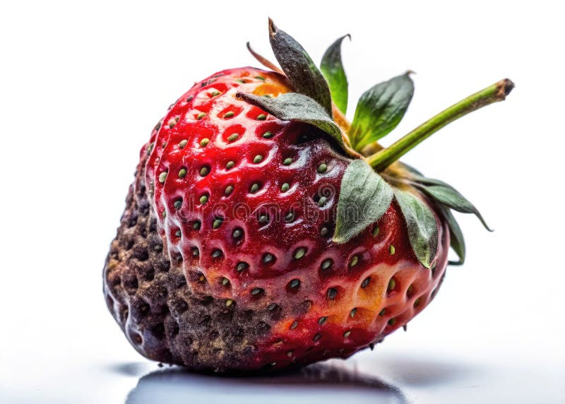 A Study in Decay Dark Silhouette of a Rotten Strawberry Against a ... A Study in Decay Dark Silhouette of a Rotten Strawberry Against a ...