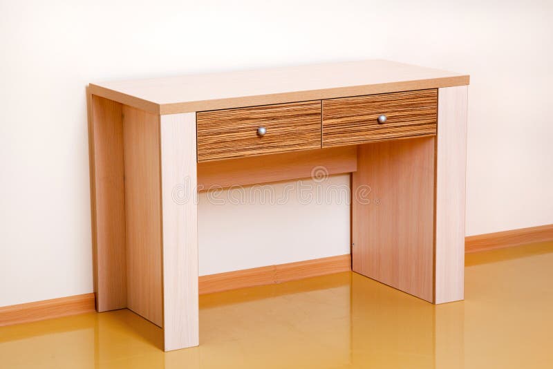 Study desk with drawers stock photo. Image of wooden - 42522224
