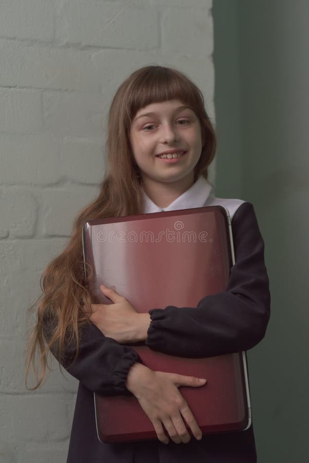 Study Digital Technologies.Child Carry Laptop for Lesson. Digital ...