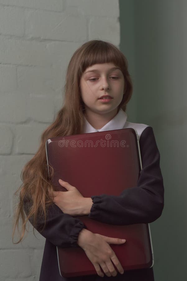 Study Digital Technologies.Child Carry Laptop for Lesson. Digital ...