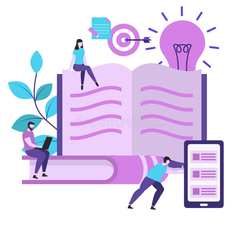 Study and Education Concept Stock Vector - Illustration of ...