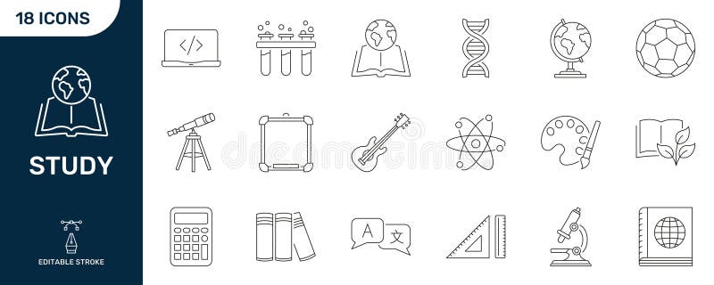Study Outline Collection Stock Illustrations – 24,681 Study Outline ...