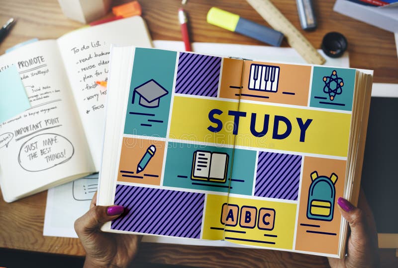 Study Education Schooling Class Knowledge Concept Stock Photo - Image ...