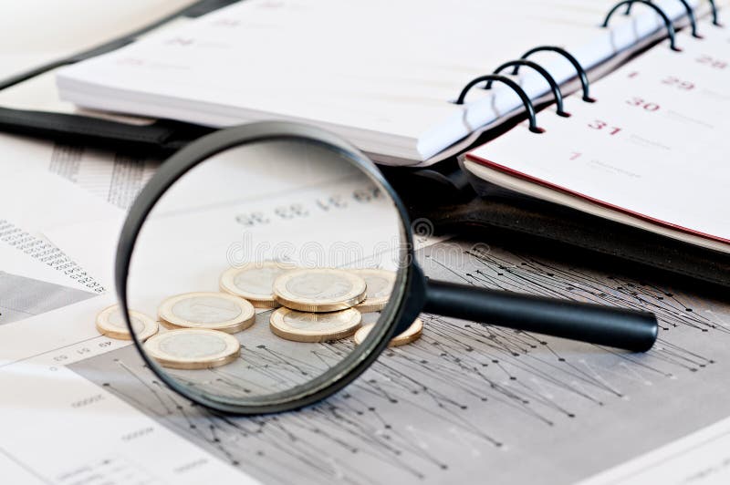 Study of Financial Opportunities Stock Image - Image of chart ...