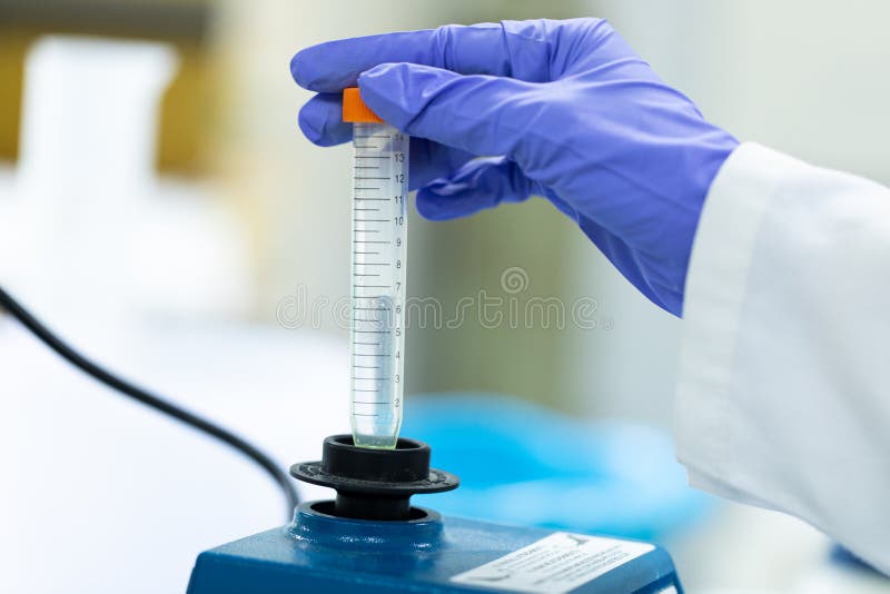 Study of Fish Blood Composition. Stock Photo - Image of biological ...