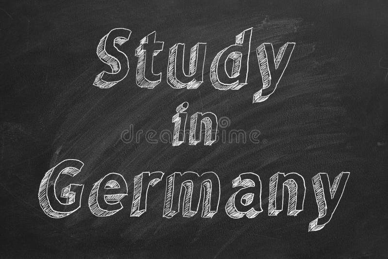 Study in Germany stock illustration. Illustration of lecture - 154119612