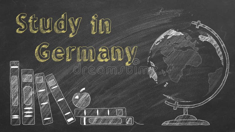 Study in Germany stock footage. Video of lettering, europe - 175855304