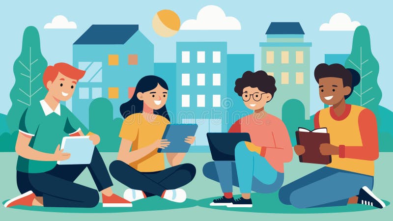 A Study Group Taking a Break To Discuss Student Discounts and Freebies ...