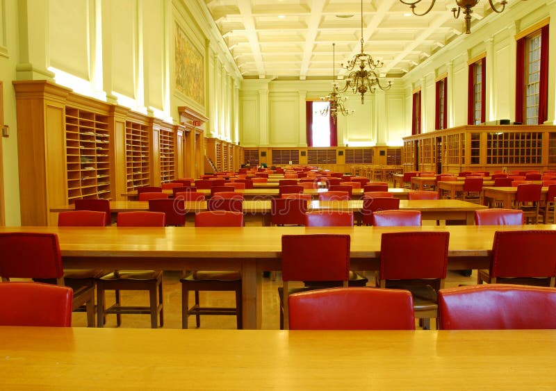 Study Hall of University Library Stock Photo - Image of musician, night ...