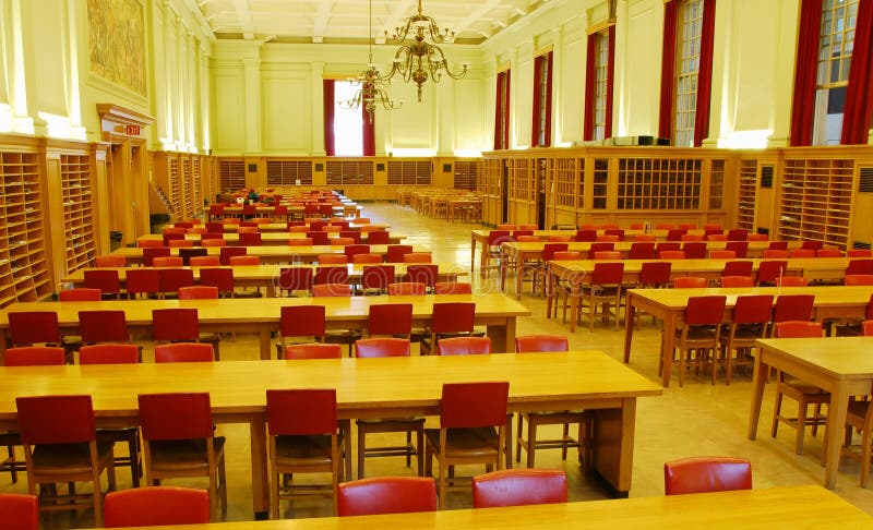 Study Hall of University Library Stock Photo - Image of pattern, layer ...