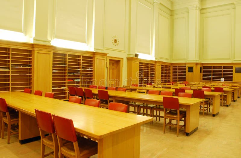 Study Hall of University Library Stock Image - Image of edmonton, layer ...