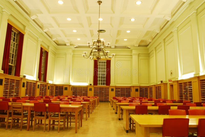 Study Hall of University Library Stock Photo - Image of read, alberta ...