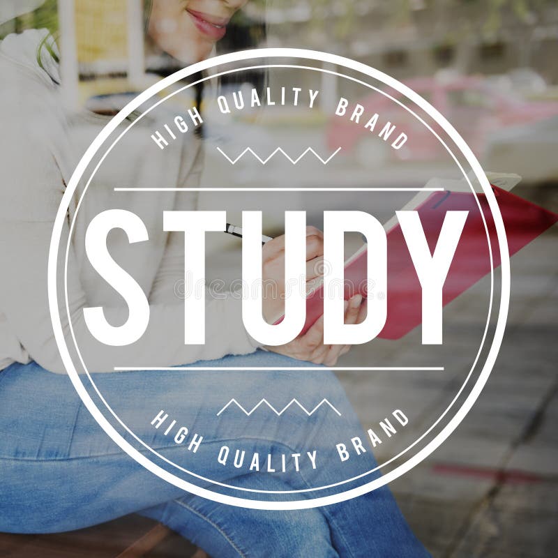 Study Hard Badge Logo Word Concept Stock Photo - Image of label, learn ...