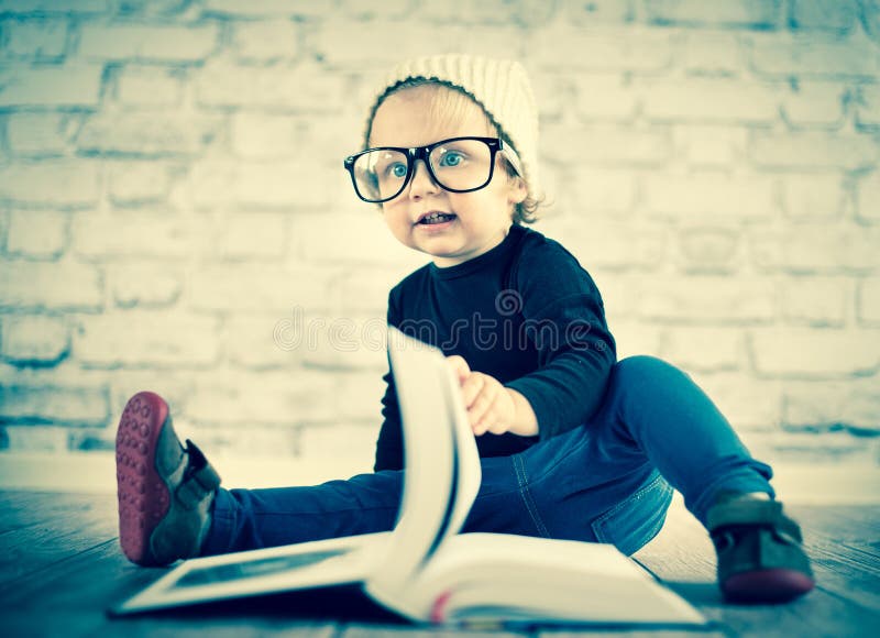 Study Hard with Nerd Glasses Stock Photo - Image of nerd, horn: 39499942