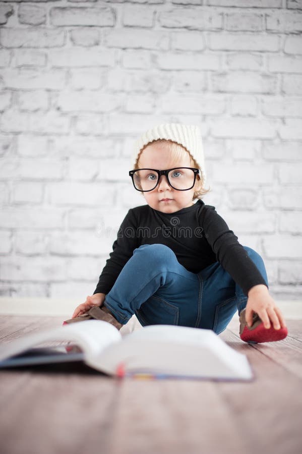 Study Hard with Nerd Glasses Stock Photo - Image of months, hipster ...