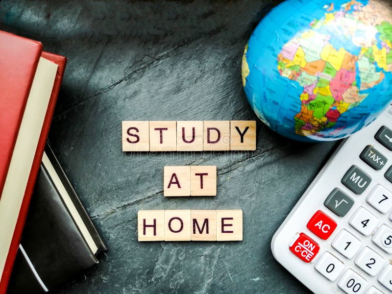 Study at home stock image. Image of 2019ncov, home, covid19 - 177010503