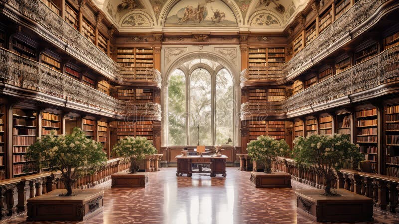 Study House Library Building Stock Photo - Image of scholarly, building ...