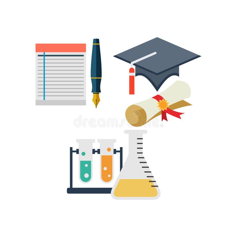 Study Icon Template stock vector. Illustration of bell - 57806042