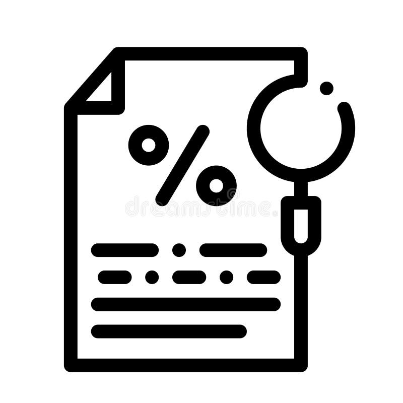 Study of Interest Related Documentation Icon Vector Outline ...