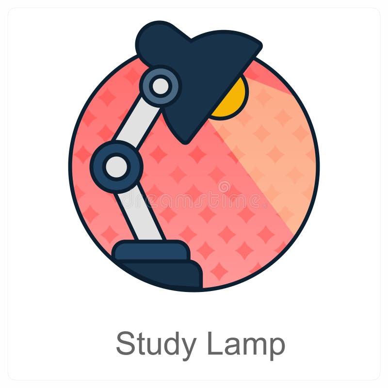 Study Lamp stock vector. Illustration of bright, light - 340616792