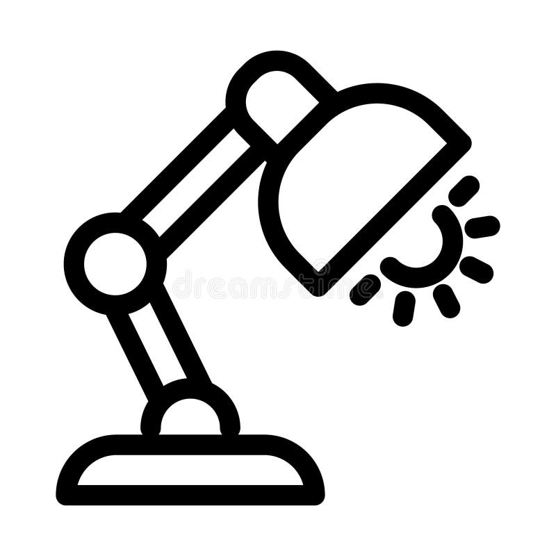 Study Light Isolated Fill Vector Icon Which Can Easily Modify or Edit ...
