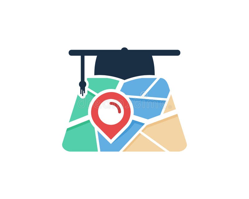 Study Map Logo Icon Design stock vector. Illustration of abstract ...