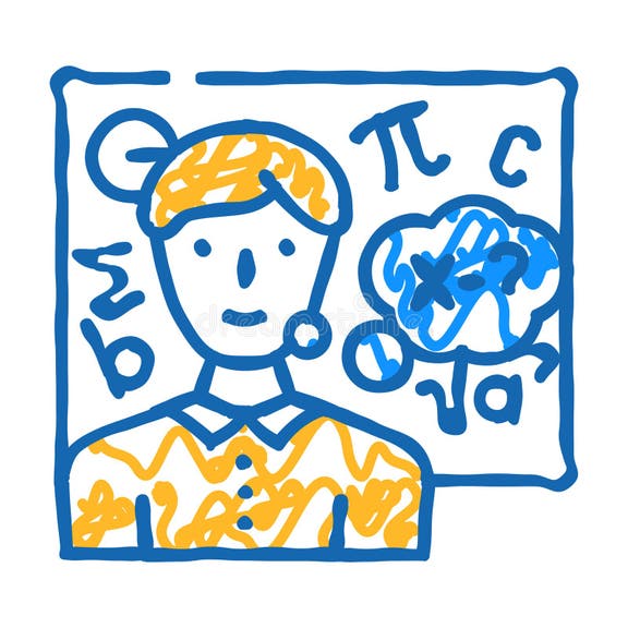 Study Math Science Education Icon Doodle Illustration Stock ...