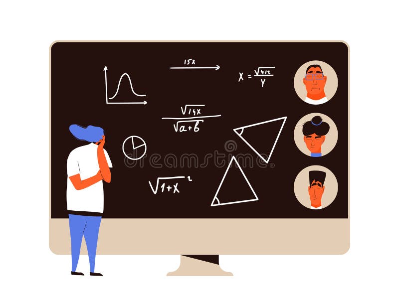 Study with me. Study buddy stock illustration. Illustration of vector ...