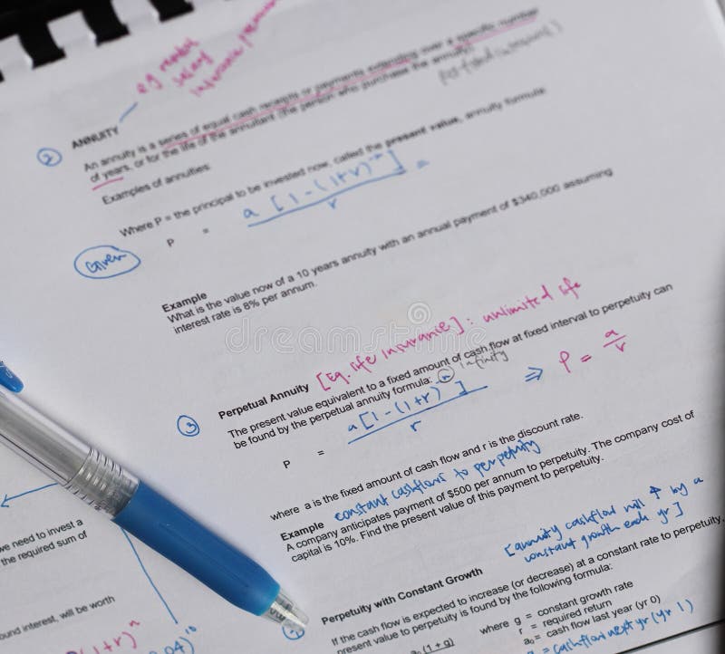 Study notes university stock photo. Image of study, finance - 100827290