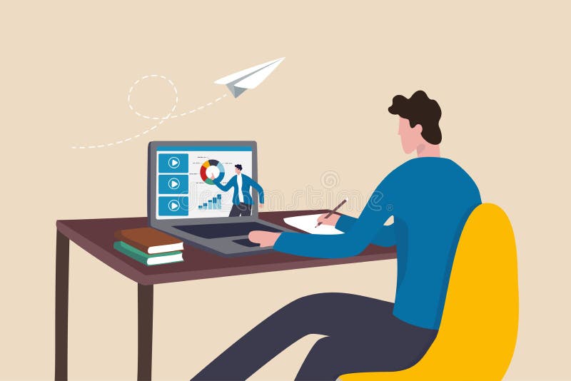 Study Online Course, Learning New Skill from Internet or E-learning ...