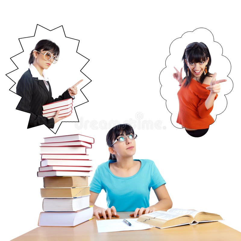 Study or Party - Let Me Decide Stock Image - Image of dance, clubbing ...