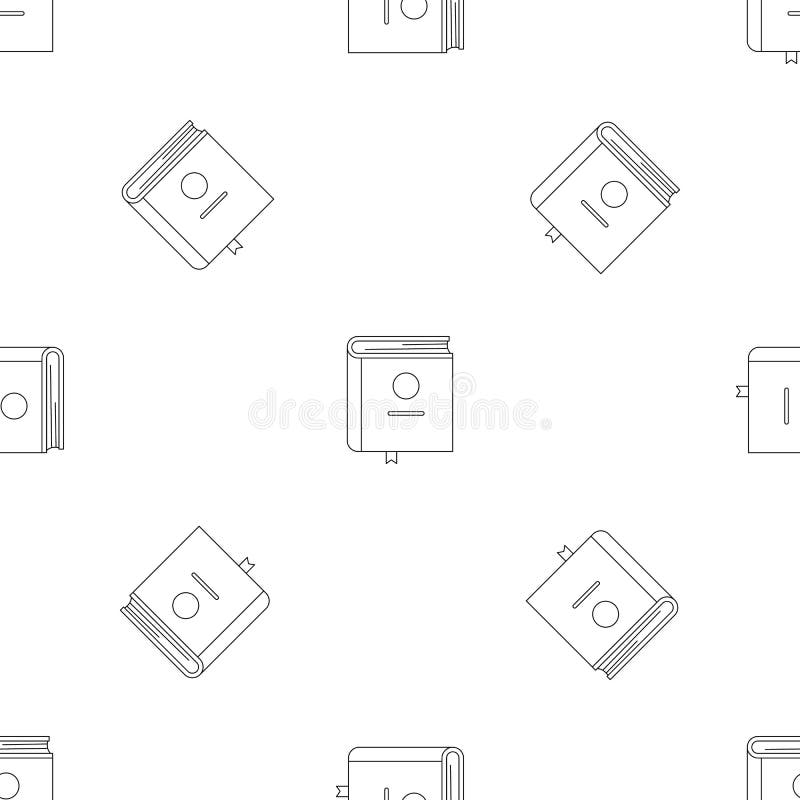Study Pattern Seamless Vector Stock Vector - Illustration of closed ...
