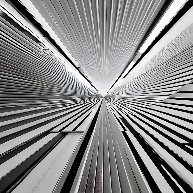 A Study in Perspective and Depth, with Vanishing Points, Receding Lines ...