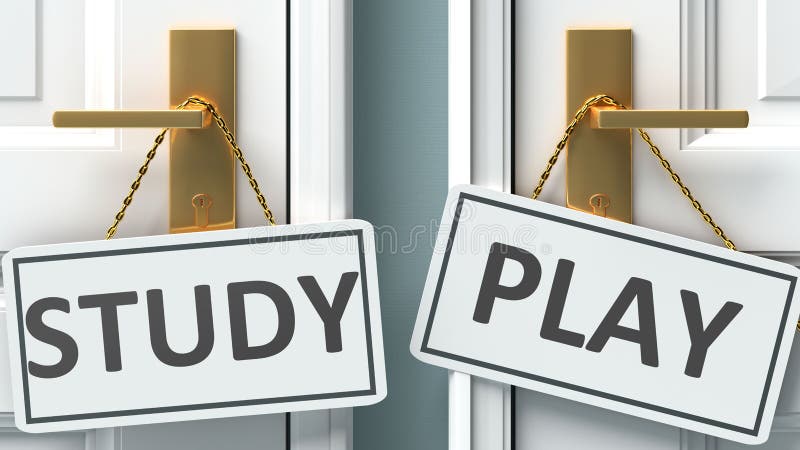 Study and Play in Balance - Pictured As Words Study, Play and Yin Yang ...