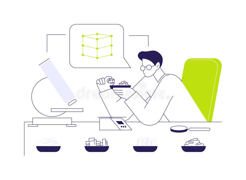 Study Rock Samples Abstract Concept Vector Illustration. Stock Vector ...