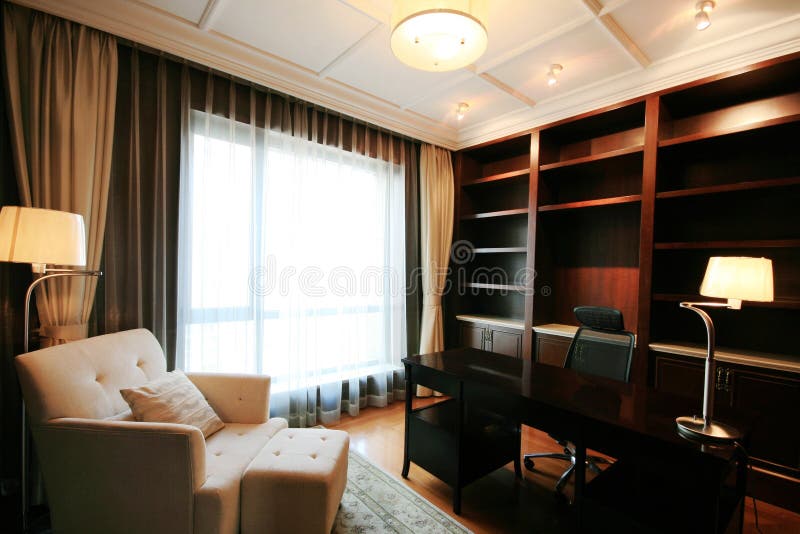 Study room stock photo. Image of desk, room, chair, painted - 14027654