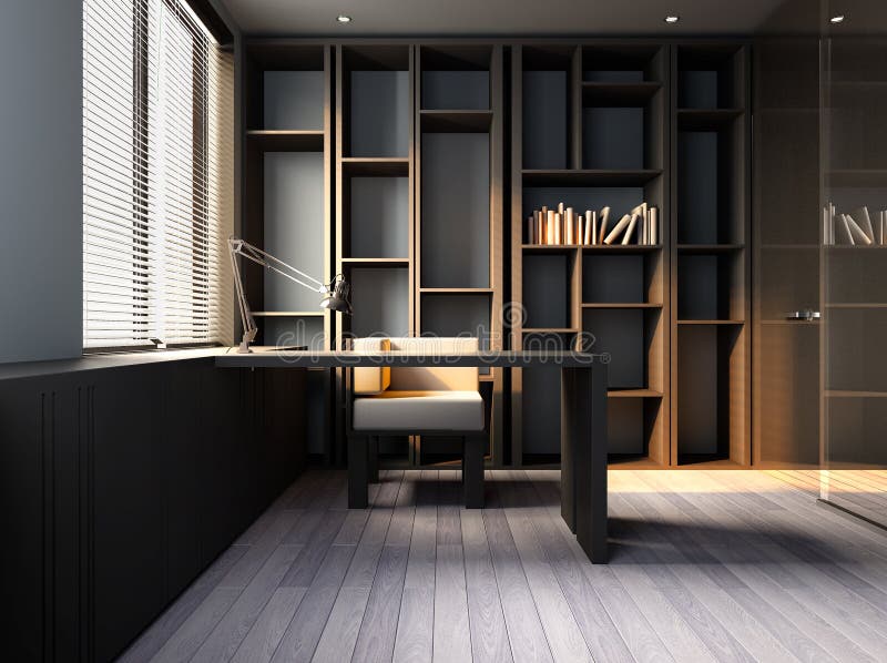 Study room stock illustration. Illustration of design - 14733417