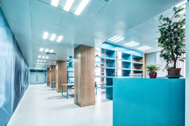 Study Room, Clean Architectural Photography Stock Photo - Image of ...