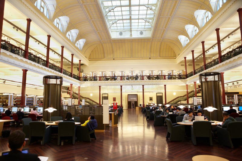 Study Room in State Library Editorial Photo - Image of library, desk ...