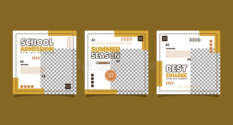 Study School Education Promotion Poster Design Social Media Template ...