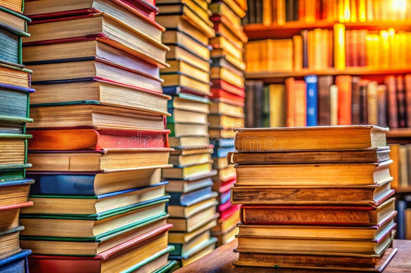 A Study in Stacks Closeup of a Beautifully Designed Bookshelf ...