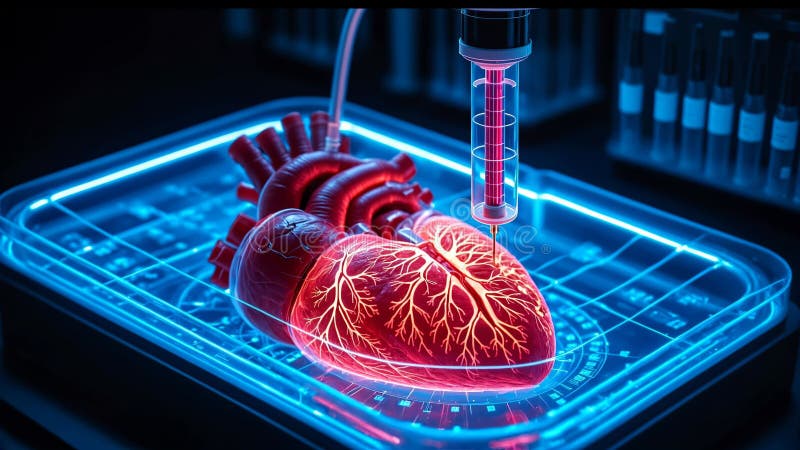 Printed Heart Under Observation Stock Video - Video of diagnosis ...