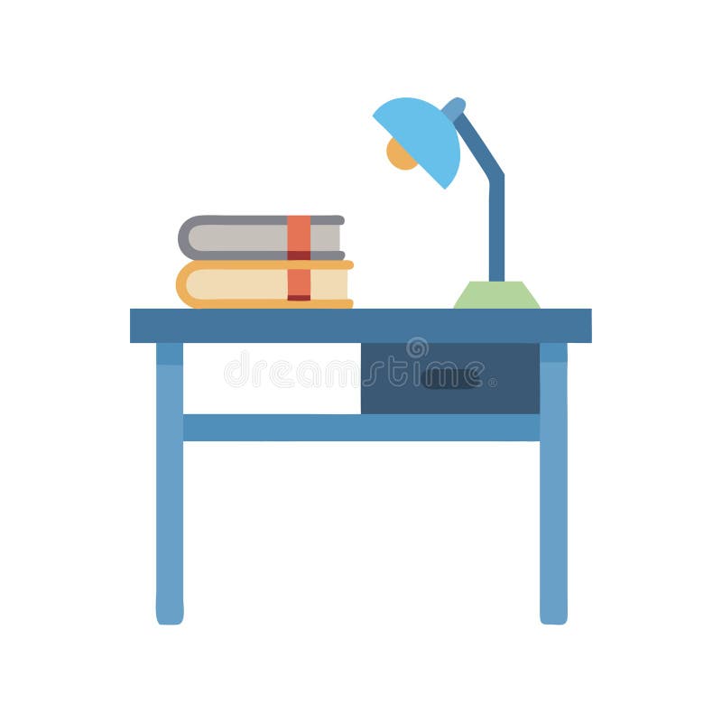 Study Table Icon for Academic Use Stock Vector - Illustration of icon ...